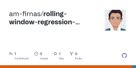 Github Am Firnasrolling Window Regression Python Matplotlib