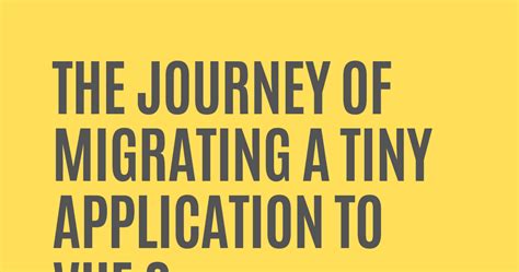 The Journey Of Migrating A Tiny Application To Vue 3 By Fotis Adamakis Medium