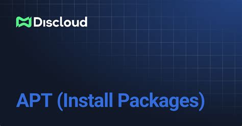 Apt Install Packages Discloud Docs