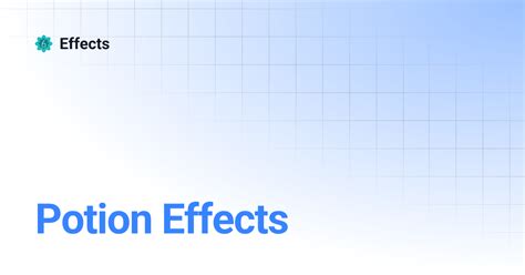 Potion Effects Effects
