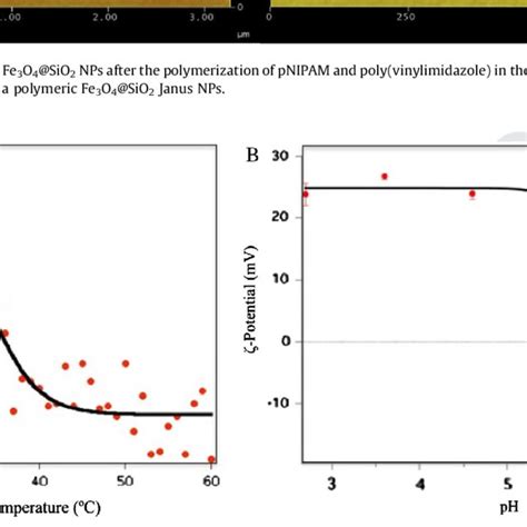 A Mean Hydrodynamic Radius As A Function Of The Temperature And B