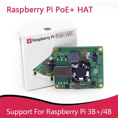 Official Raspberry Pi Poe Hat Poe Hat Powers A Raspberry Pi 4 Pi 3 B