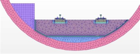 Model Used For Simulation Calculations Of Vibration Propagation From