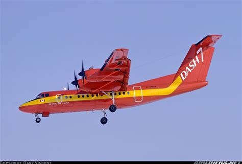 Dehavilland Canada Dash 7 Landing At Headquarters