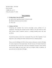 Memo Assignment Docx Munisha Sangha 40133440 Pierre Fournier COMM 205 Sect N Friday