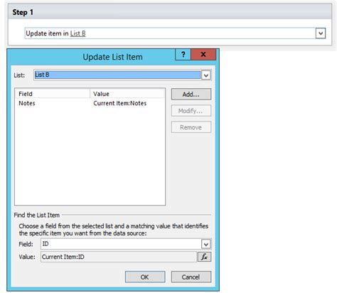 Sharepoint Online Updating Secondary List Item Based On Primary List