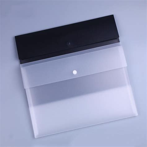 1 Pack Poly File Folder Pockets Jacket Plastic Env Grandado