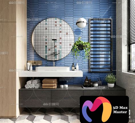 Bathroom 3d Scenes 0105 3dmaxter