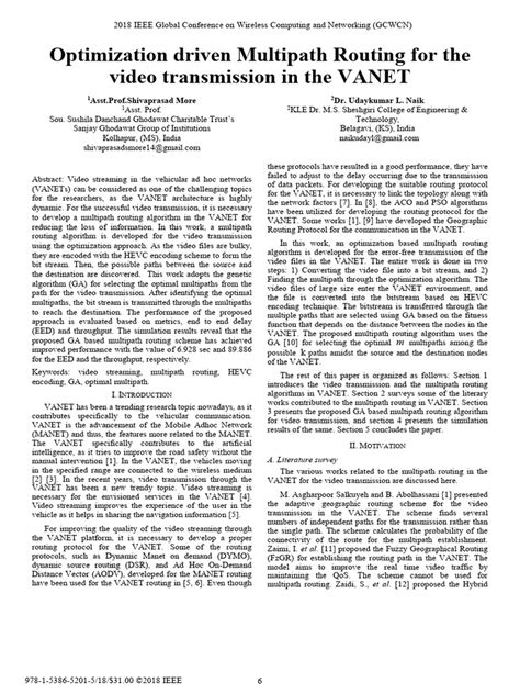 Vanet Pdf Routing Wireless Ad Hoc Network