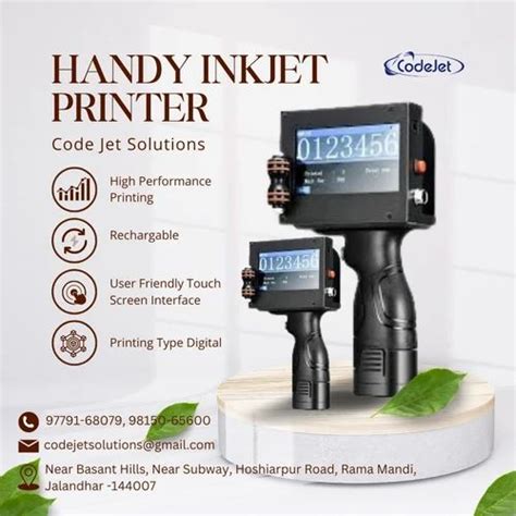 Piece Min Handheld Inkjet Batch Coding Machine At Piece In Jalandhar