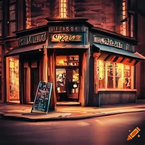 Large Restaurant Storefront On Craiyon