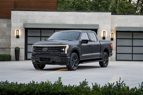 Going To The Dark Side Ford Introduces 2024 F 150 Lightning Platinum