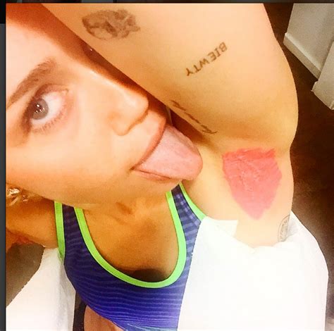 Miley Cyrus Armpit Hair Is Red Of The Day DrunkenStepFather Com