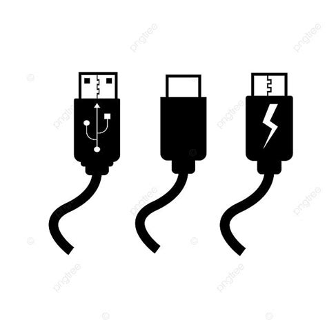 Usb Cable Vector Hd Images Usb Cable Logo Design Template Vector Icon Usb Cable Png Image