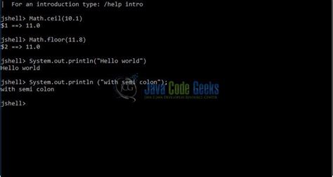 Java 9 Repl Tutorial Java Code Geeks