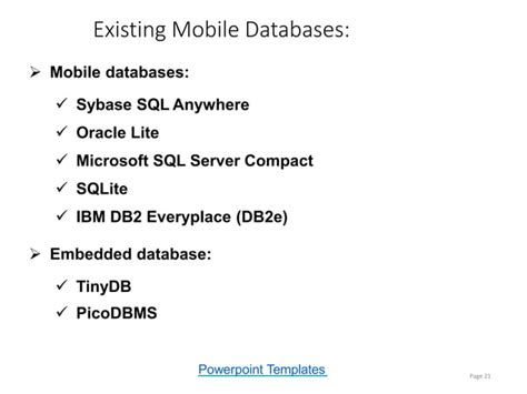 Lecture 4 Mobile Database System Ppt