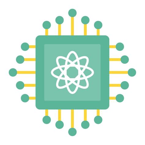 Premium Vector Quantum Technology Flat Illustration