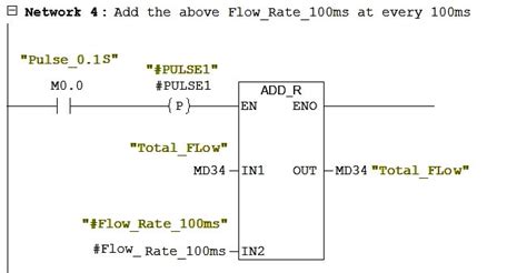 Ladder Logic For Flow Meter Totalizer Instrumentationtools Ladder Logic For Flow Meter Totalizer Instrumentationtools