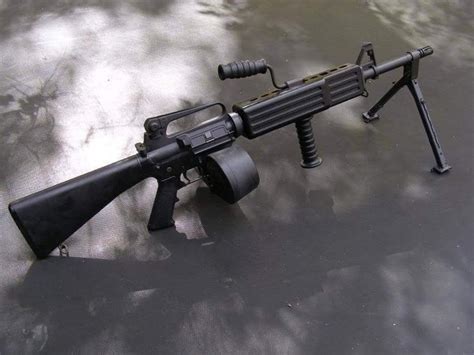 Any Ideas On How To Turn A Cyma M16 Into An Lmg Like This R Airsoft