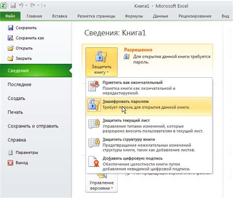 Как запаролить файл эксель 2019 Защита файла Excel паролем и шифрованием