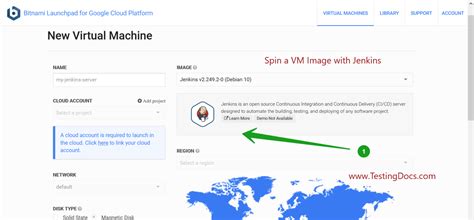 Jenkins Cloud Deployment TestingDocs Com