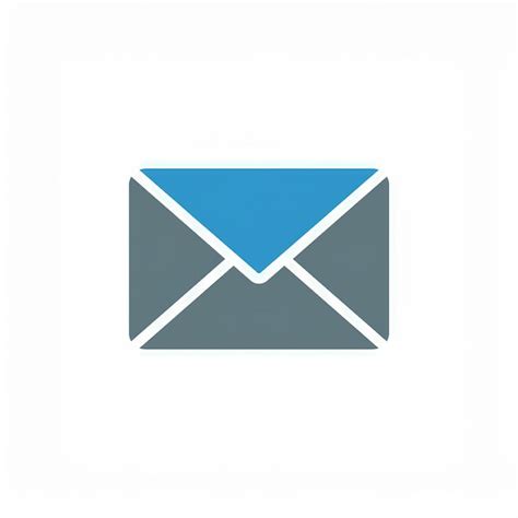 Flat Icon Of An Envelope Symbolizing Mail Premium AI Generated Vector