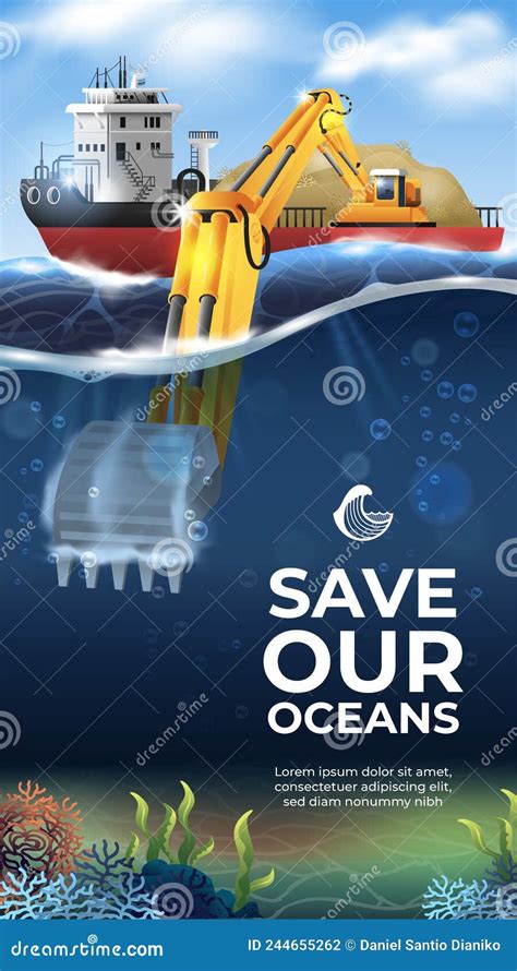 Mining Web Banner Or Landing Page Mineral And Natural Resources Extraction Vector Illustration