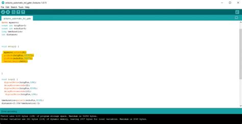 Toll Tax System Using Arduino Ultrasonic Sensor With Servo Motor