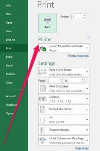 Excel VBA Print Examples To Quickly Setup Print Or Print Preview