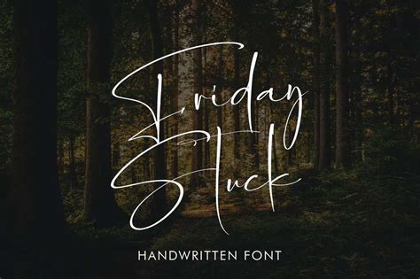 Friday Stuck Font Dfonts