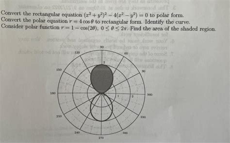 Solved Convert The Rectangular Equation X2 Y2 2−4 X2−y2 0