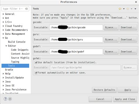 Eclipse下配置golang开发环境 Csdn博客