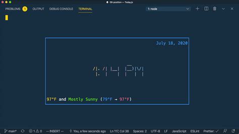 position and align text inside a react blessed element