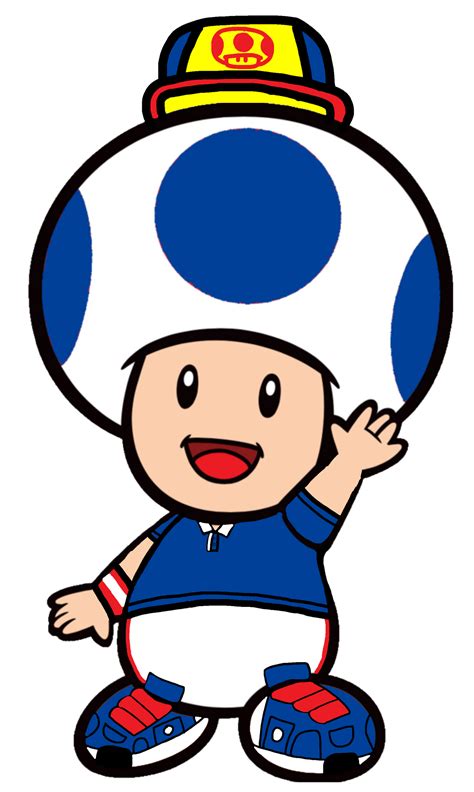 Super Mario Yvan Blue Toad Tennis Outfit 2d By Joshuat1306 On Deviantart