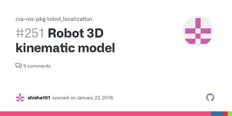 Robot 3d Kinematic Model · Issue 251 · Cra Ros Pkgrobotlocalization