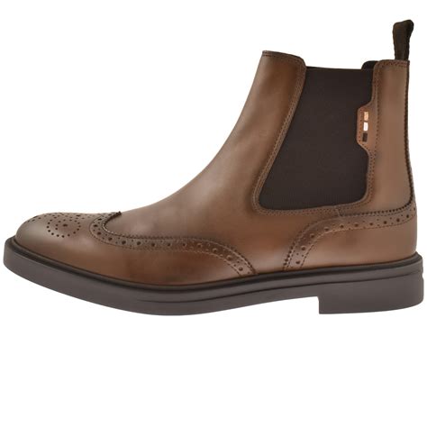 Boss Calev Cheb Boots Brown Mainline Menswear United States