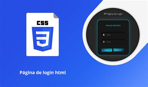 Página De Login Html Códigos Html E Css Pronto