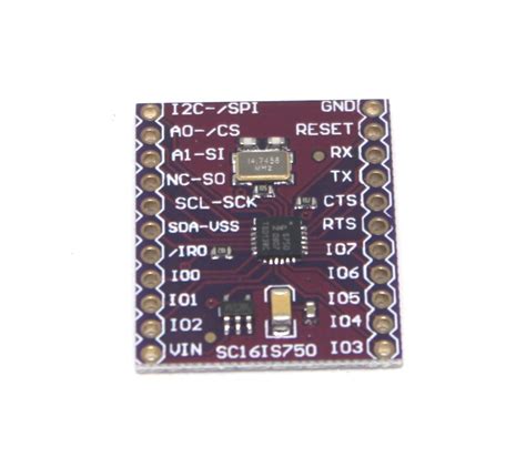 mcu 750 sc16is750 single uart with i2c bus spi interface hub360