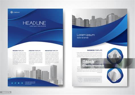 벡터 브로셔 플라이어 디자인 레이아웃 템플릿 기업 비즈니스에 대한 스톡 벡터 아트 및 기타 이미지 기업 비즈니스 2021년 Advertising Week Istock