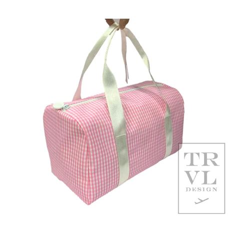 Gingham Pink Mini Packer Little Magnolia