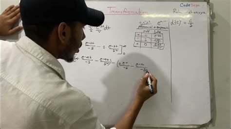 Class 02 Mid Term Laplace Transform By Definition Codesage Rahul Achariyya Youtube