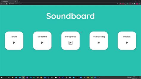 Html Css And Javascript Simple Soundboard Youtube