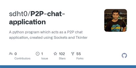 GitHub Sdht P P Chat Application A Python Program Which Acts As A P P Chat Application