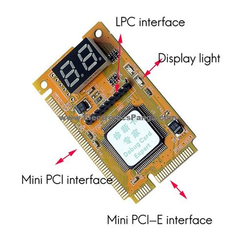3in1 Mini Pci Pci E Lpc Diagnostic Post Test Card Pc Diagnostic Analyzer Laptop Combo Tester