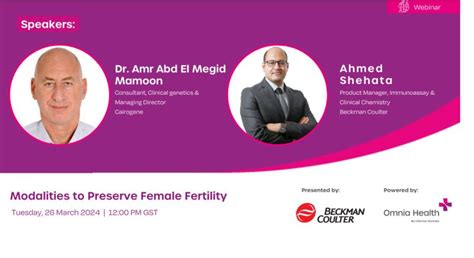 Beckmancoulter Fertility Womenhealth Amh Webinar Beckman Coulter Dx Eemea