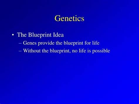 PPT Genetics PowerPoint Presentation Free Download ID 2768257