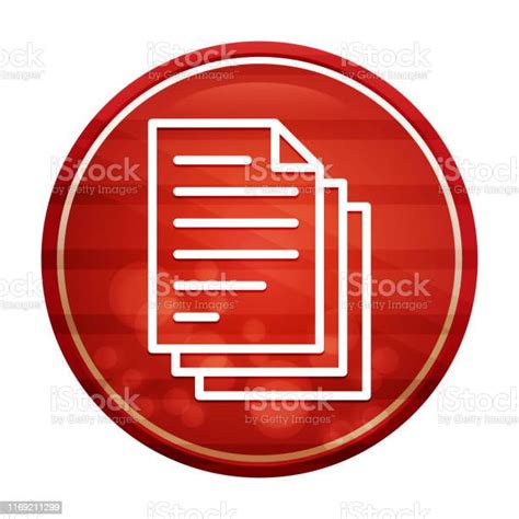 페이지 문서 아이콘 현실적인 대각선 모션 빨간색 둥근 버튼 일러스트 개념에 대한 스톡 벡터 아트 및 기타 이미지 개념 개념과 주제 계약서 Istock