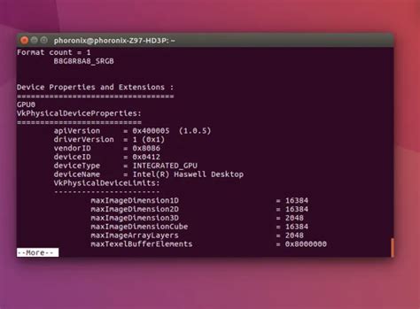 Intel Haswell Opengl And Vulkan Testing With Mesa Git Phoronix