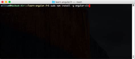 Angular Démarrer Avec Angular Cli