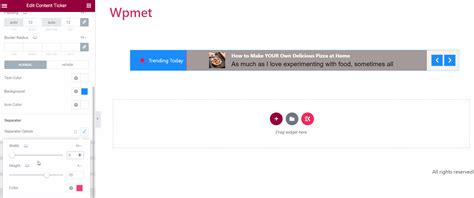 How To Create Content Ticker In Elementor Wpmet